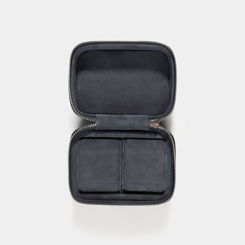 Marston Calf Leather Black 2 Watch Box