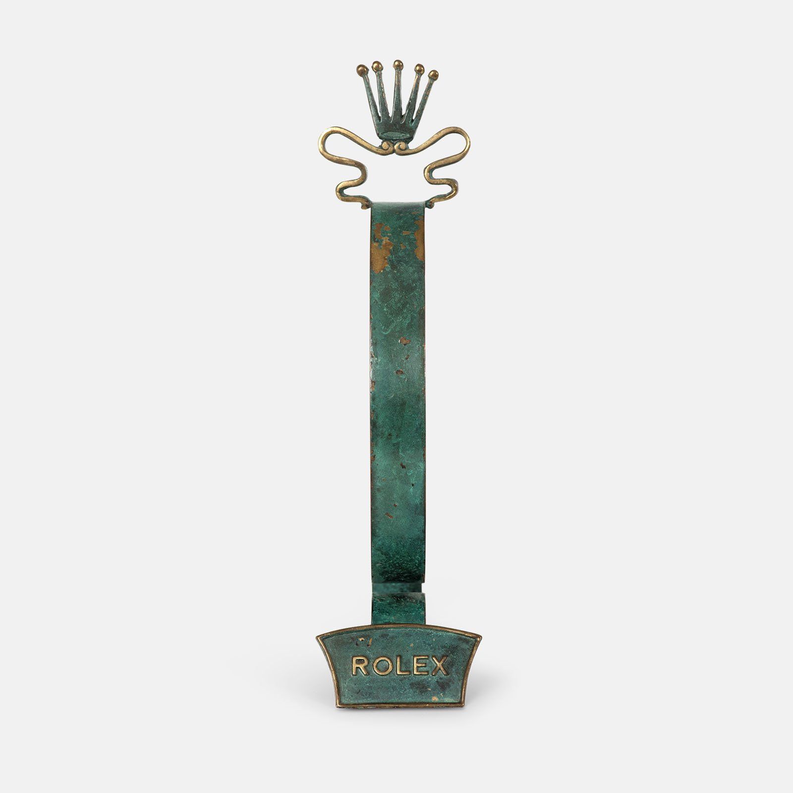 Vintage 1950s Brass Rolex Display Stand