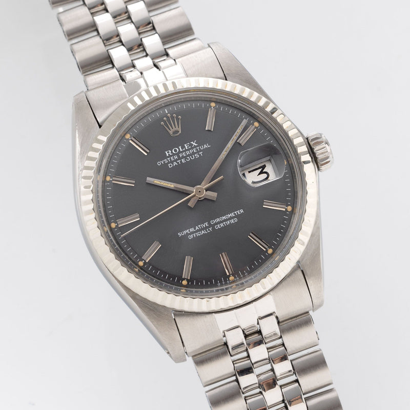 Rolex Datejust 1601 Grey Soleil Sigma Dial – Bulang and Sons