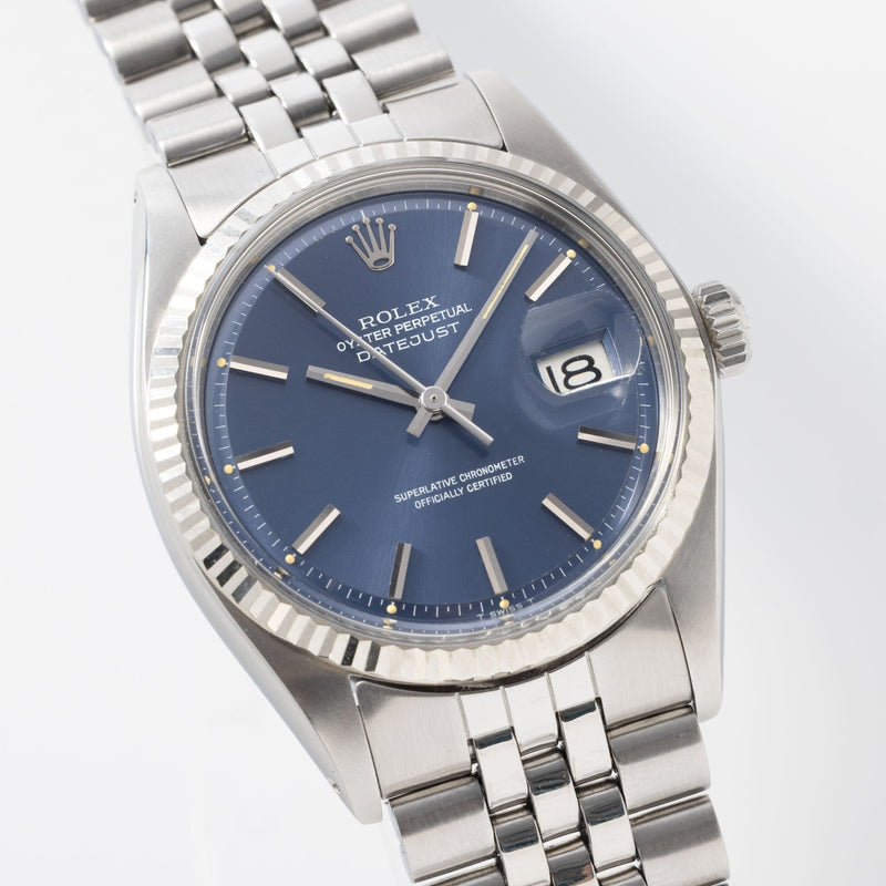 Rolex Datejust 1601 Blue Dial with Original Guarantee Paper – Bulang ...
