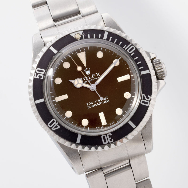 Rolex Submariner 5513 Meters first Tropical dial – Bulang and Sons