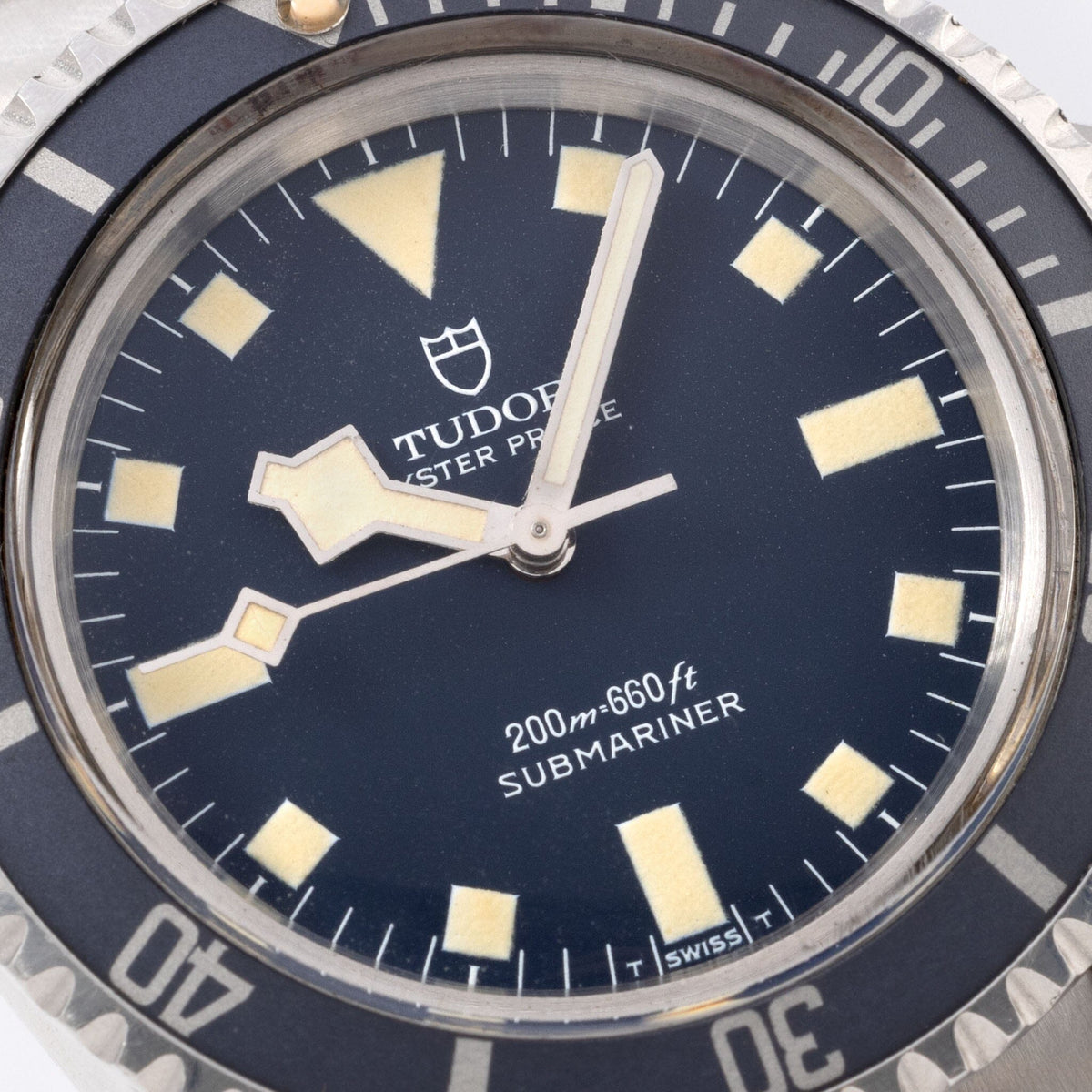 Tudor Submariner Snowflake No Date Blue Dial 9401/0