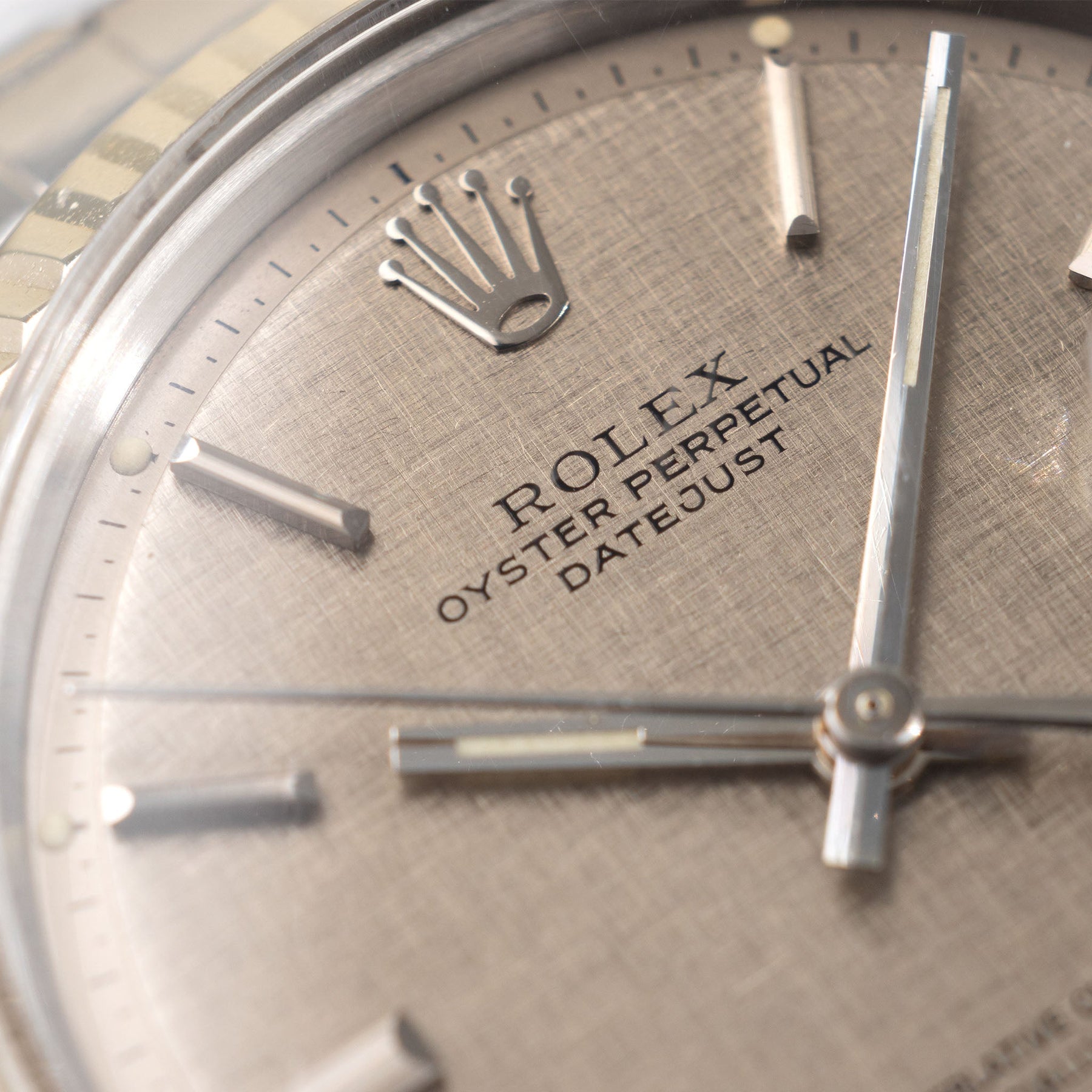 Rolex Datejust Grey Linen dial ref 1601