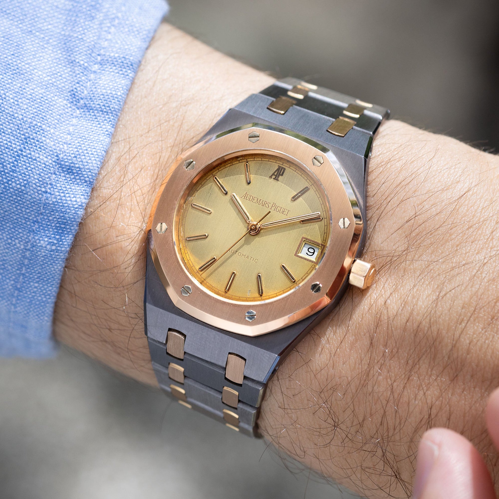 Audemars Piguet Royal-Oak 14790TR Tantalum and Rose gold with Tropical