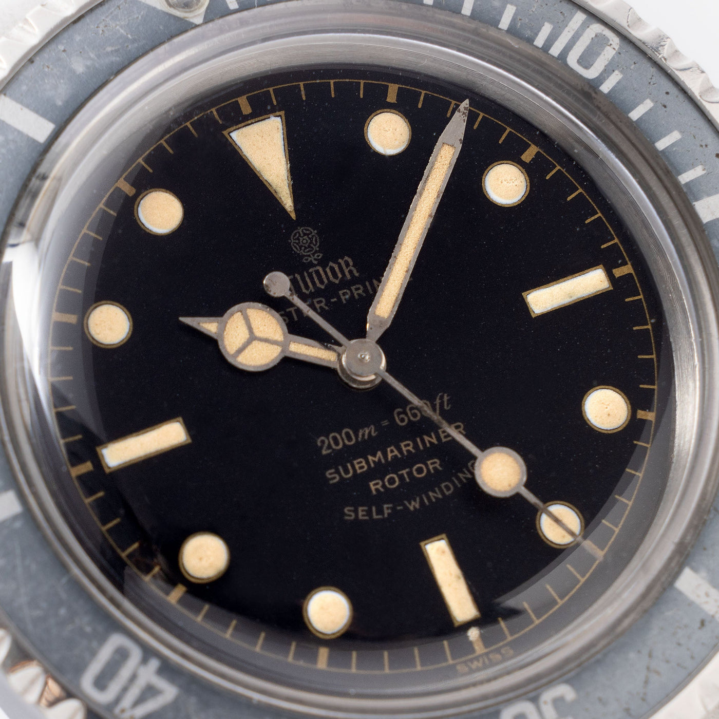 Tudor Submariner Lollipop Hand Chapter ring "exclamation point" dial R
