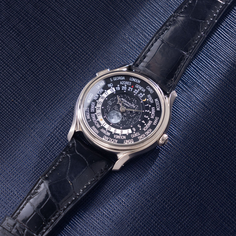 Patek Philippe World Time Moonphase 5575G "175th Anniversary" in 18k W