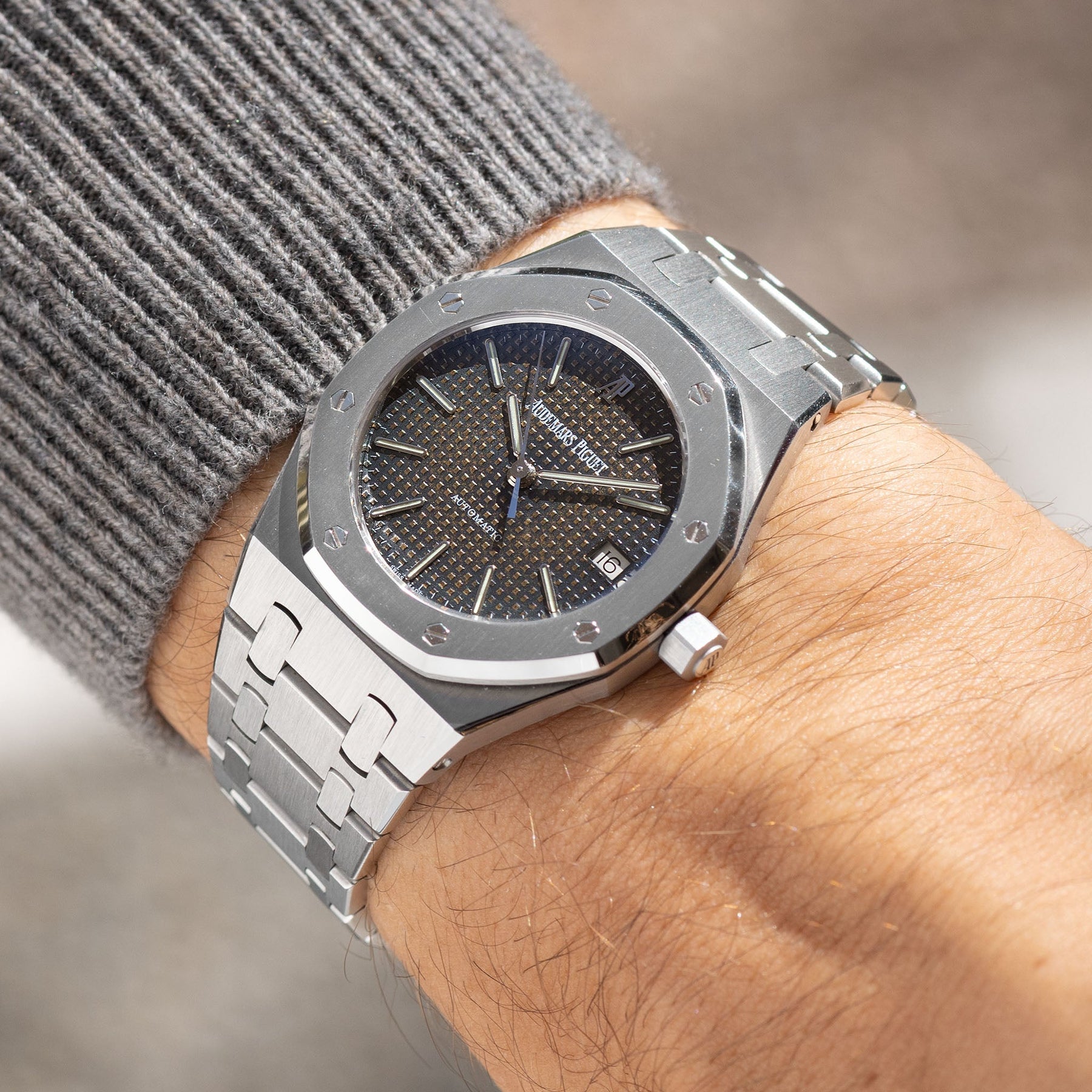 Audemars Piguet Royal-Oak 14790ST Tropical MK2 Dial with Box Extract o